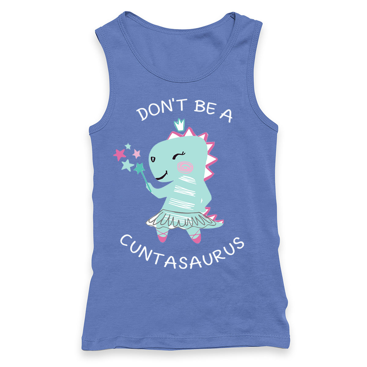 Don't Be A Cuntasaurus Racerback Tank – tcb co.